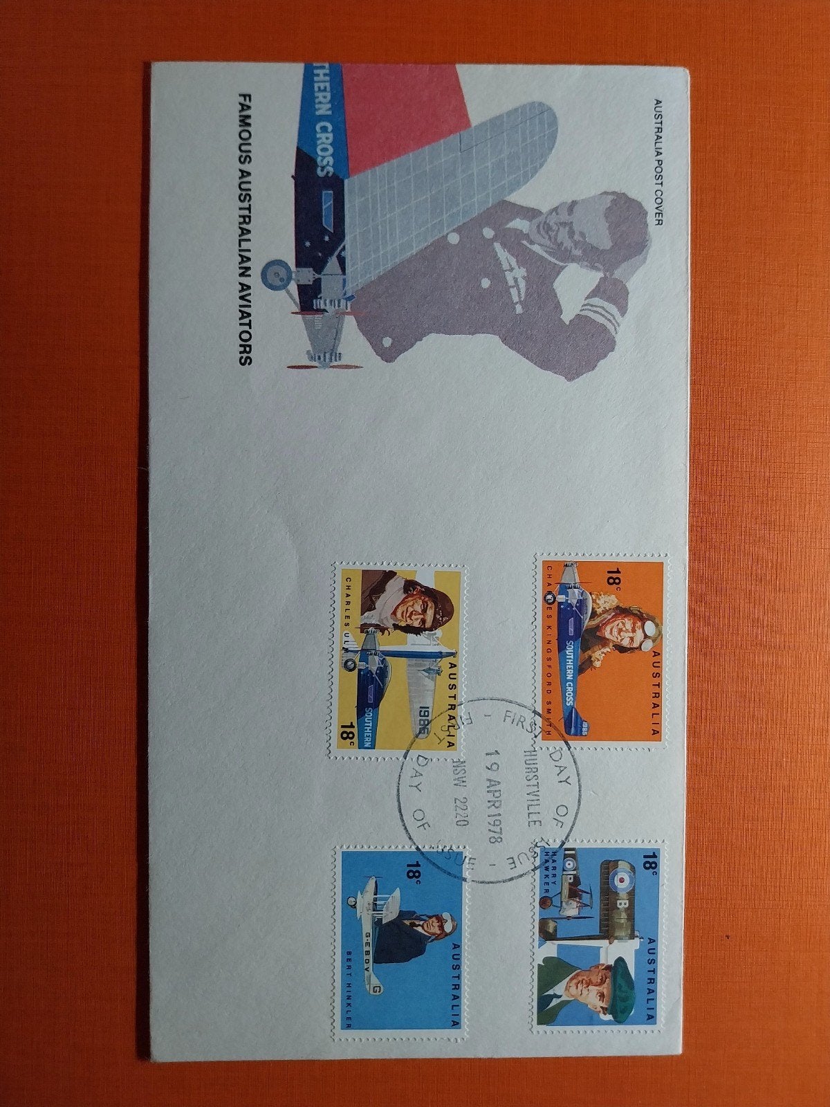 ≥ FDC Vliegtuigen Australië - Famous Australian Aviators — Postzegels ...