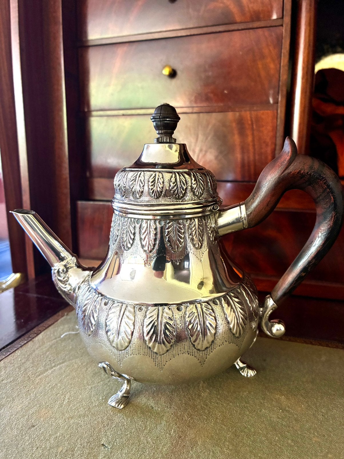 ≥ Zilveren Theepot. Rotterdam 1766 (m2405057660) — Antiek | Goud en ...