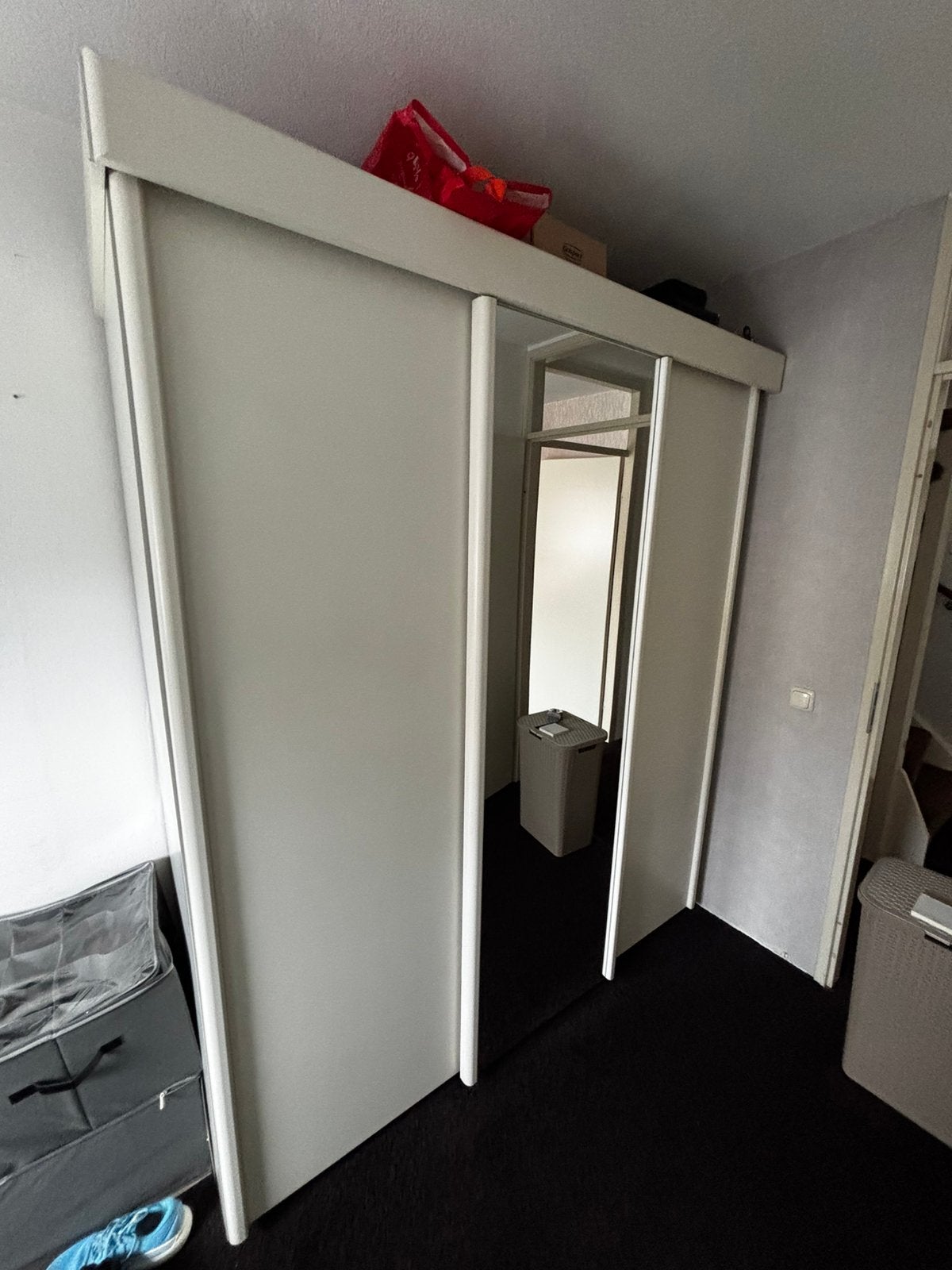 ≥ kledingkast mdf wit (m2406384950) — Kasten | Kledingkasten — Marktplaats