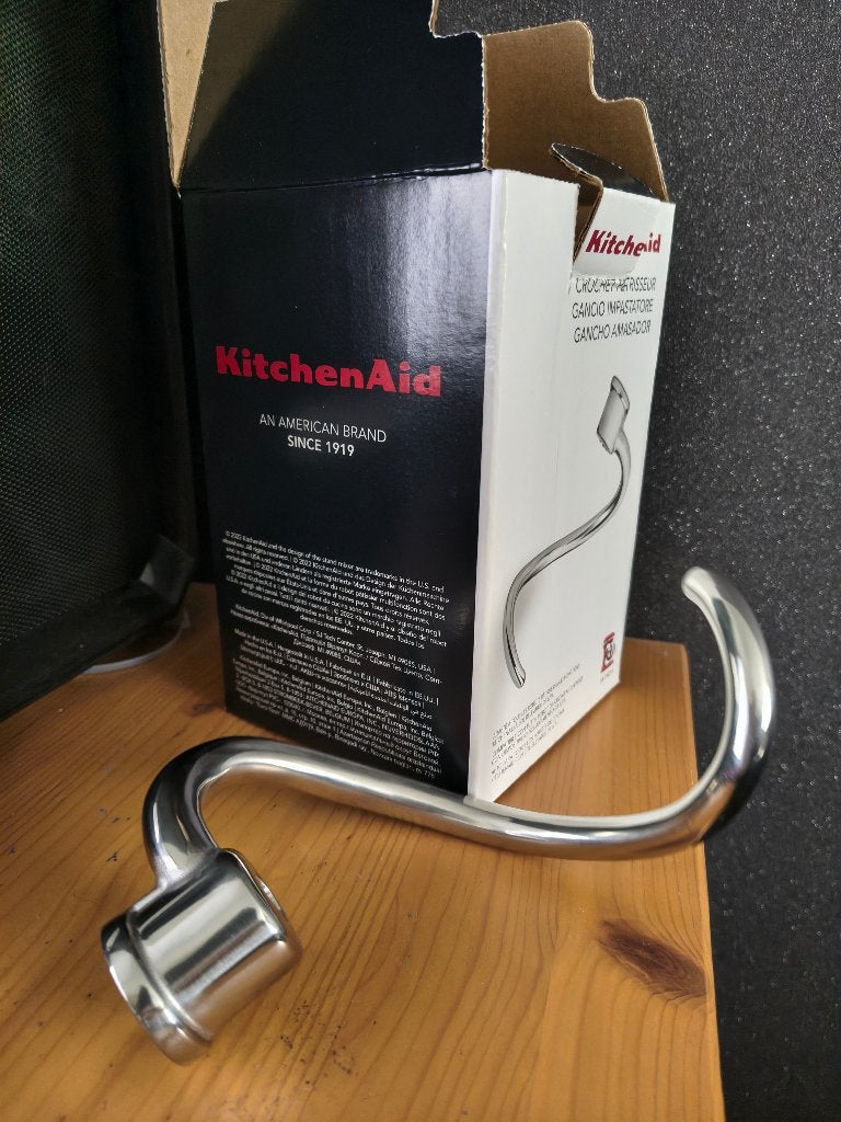 ≥ KitchenAid 5K7SDH Stainless Steel Dough Hook. — Keukenmixers ...