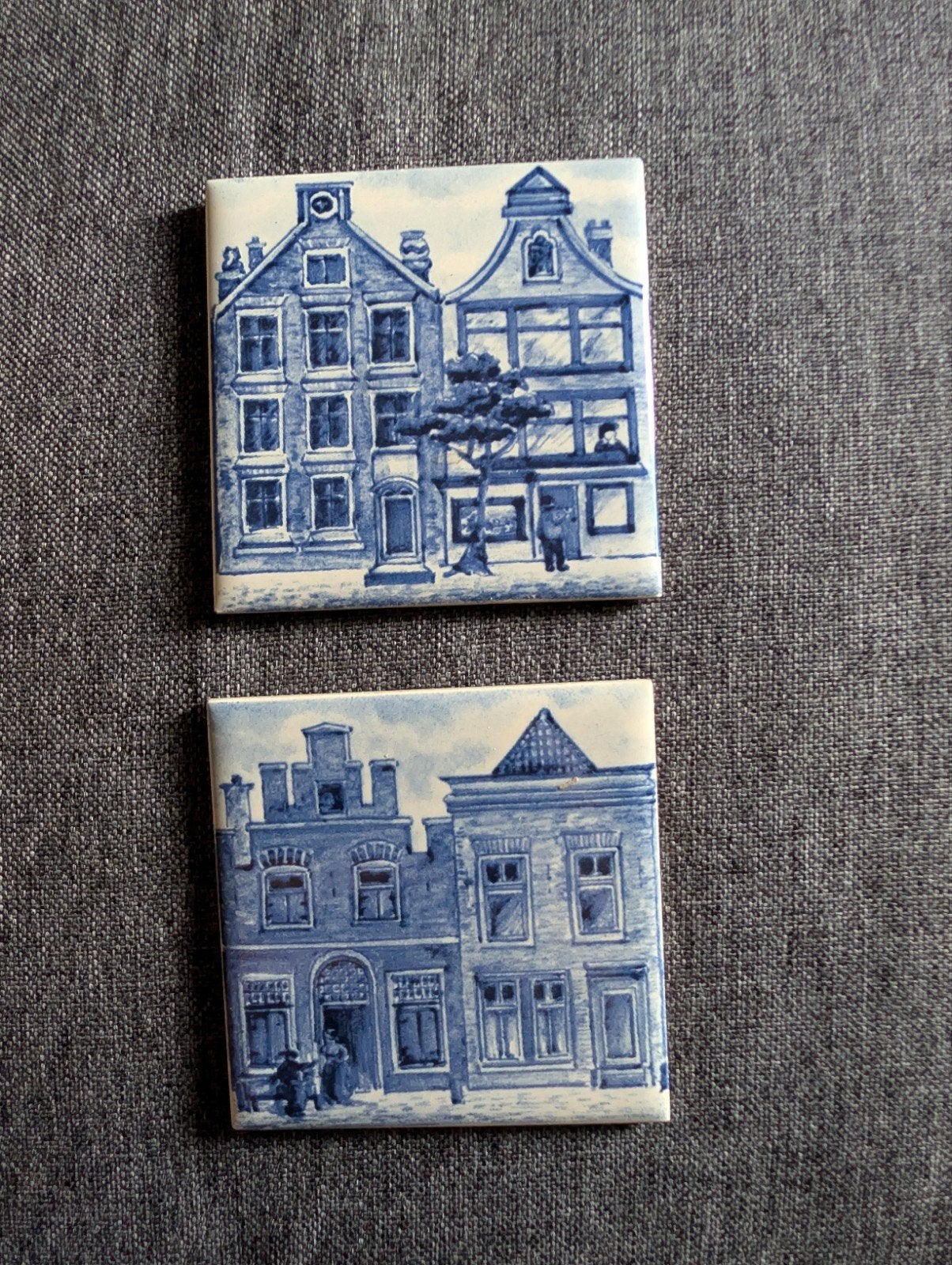 ≥ Twee KLM tegeltjes - Business Class — KLM Huisjes — Marktplaats