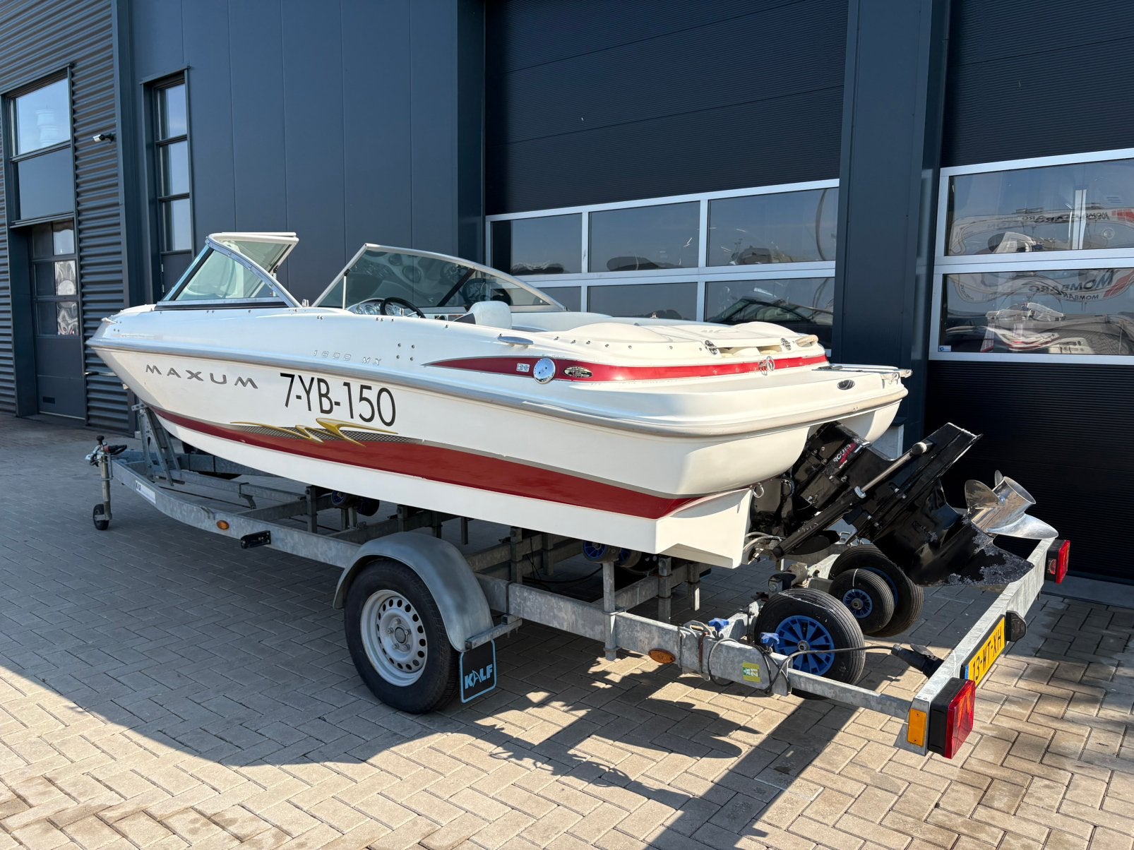 ≥ Maxum 1800MX/ Mercruiser 3.0L 135PK / Kalf trailer — Speedboten ...