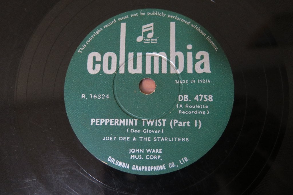 ≥ Joey Dee & The Starliters Peppermint Twist 78 toeren 78rpm ...