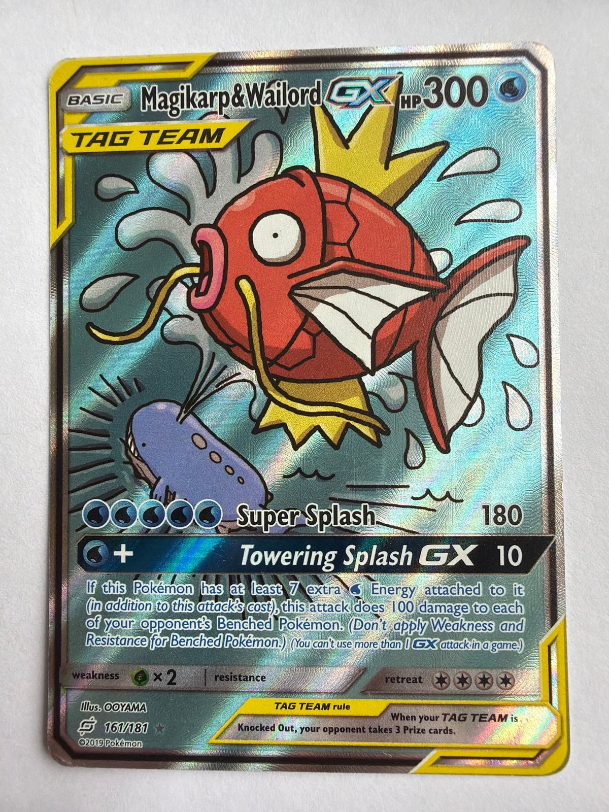 ≥ Magikarp & Wailord GX TAG TEAM 161/181 Pokémon kaart ...