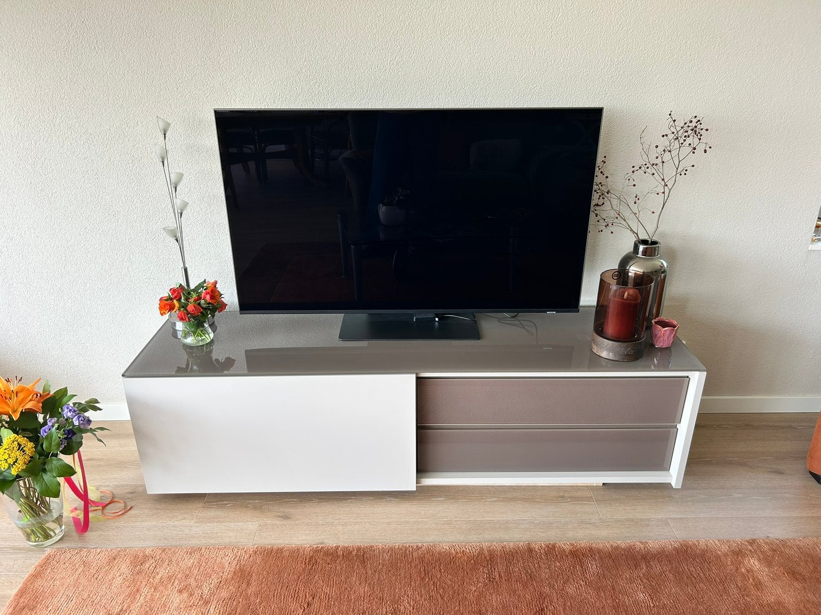 ≥ Hagend TV MEUBEL taupe 170cm Hulshoff Design — Kasten ...