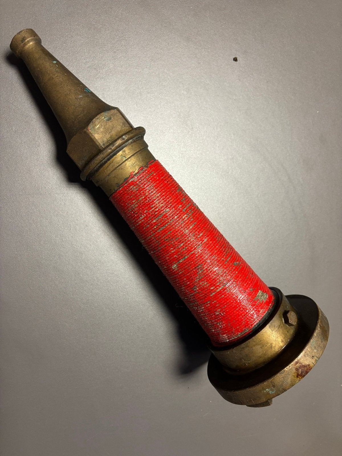 ≥ Vintage Antieke Brandweerspuit - Decoratief Brons — Antiek | Koper en ...