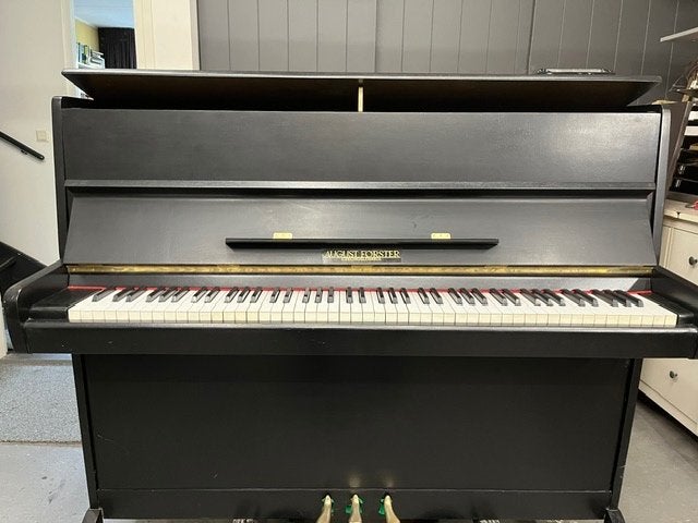 ≥ Fraaie zwarte August Furster gestemd en gratis vervoer — Piano's ...