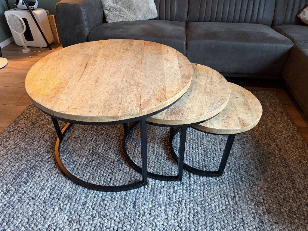 ≥ Zeer nette salontafelset — Tafels | Salontafels — Marktplaats