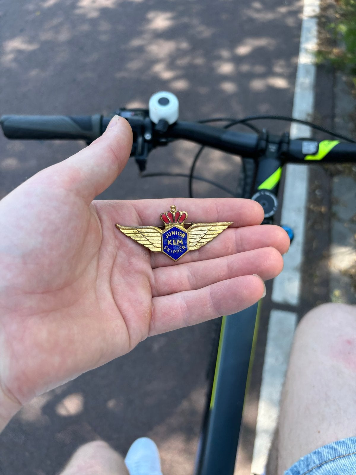 ≥ Vintage Junior KLM Skipper Vleugelspeld vliegtuig — KLM Huisjes ...