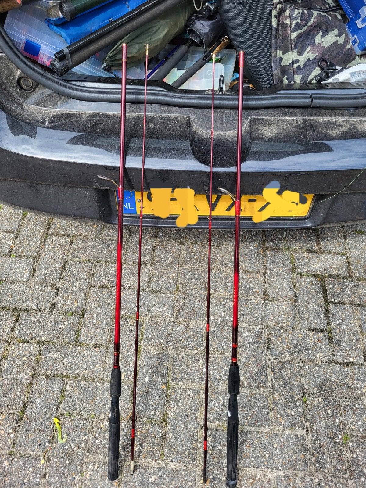 ≥ 2x Shakespeare out cast spinning 2.10 m 15-30 gram — Hengelsport ...