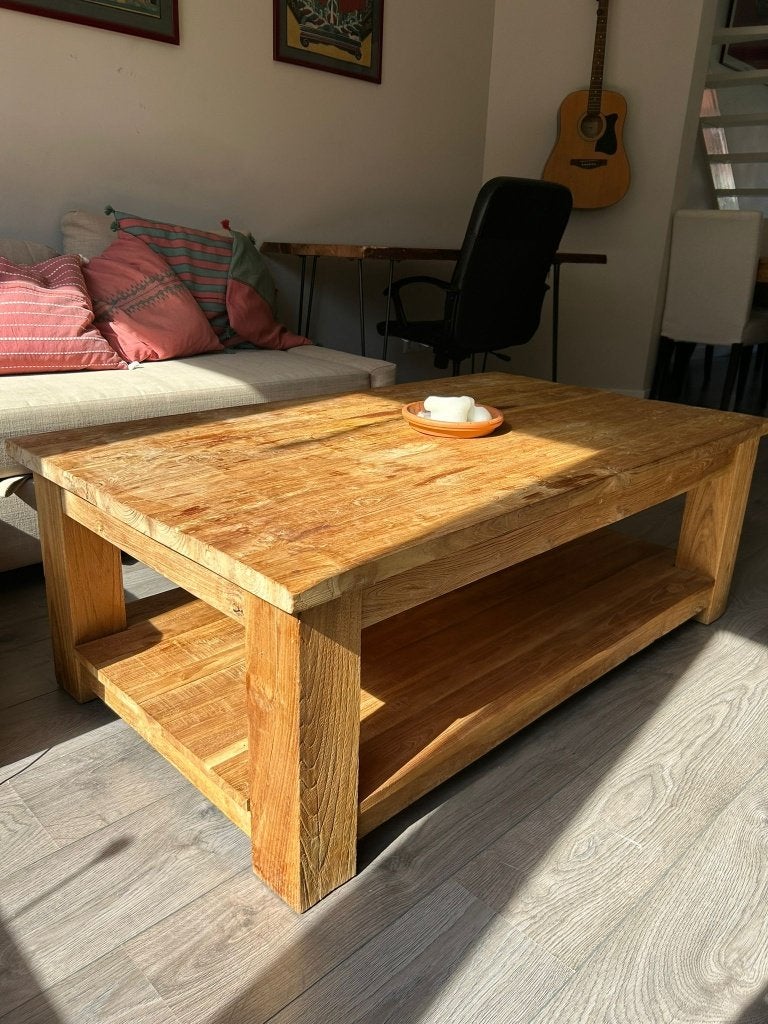 ≥ Wood Coffee Table — Tafels | Salontafels — Marktplaats