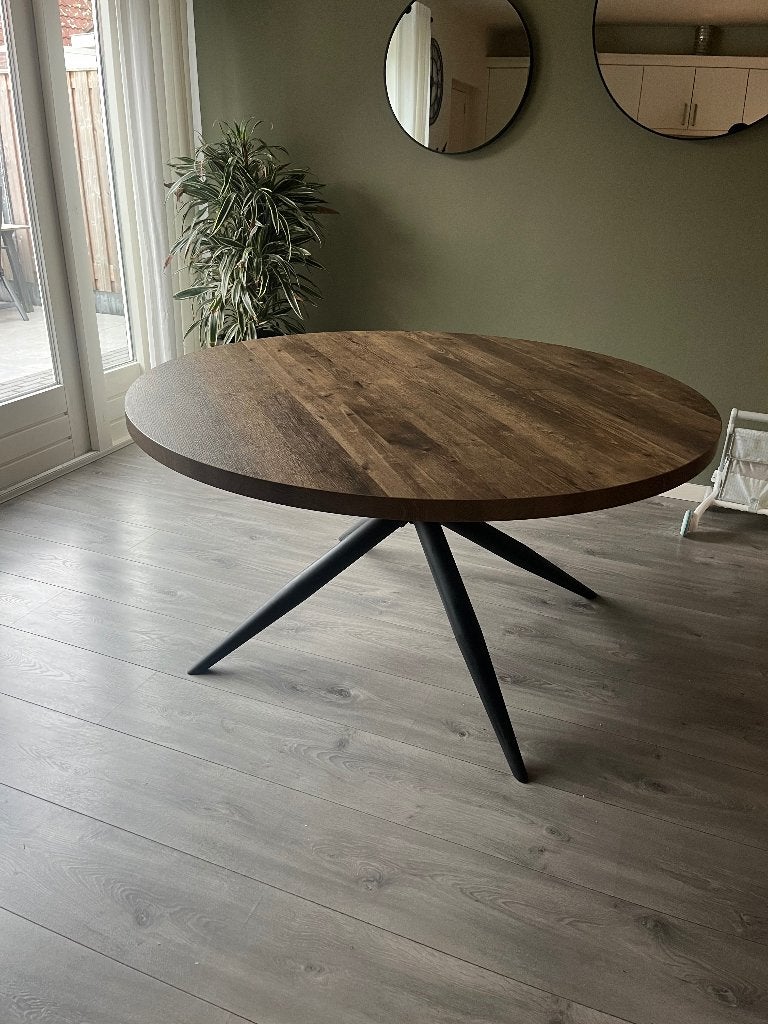 ≥ Z.G.A.N Ronde eetkamer tafel 150x76 — Tafels | Eettafels — Marktplaats