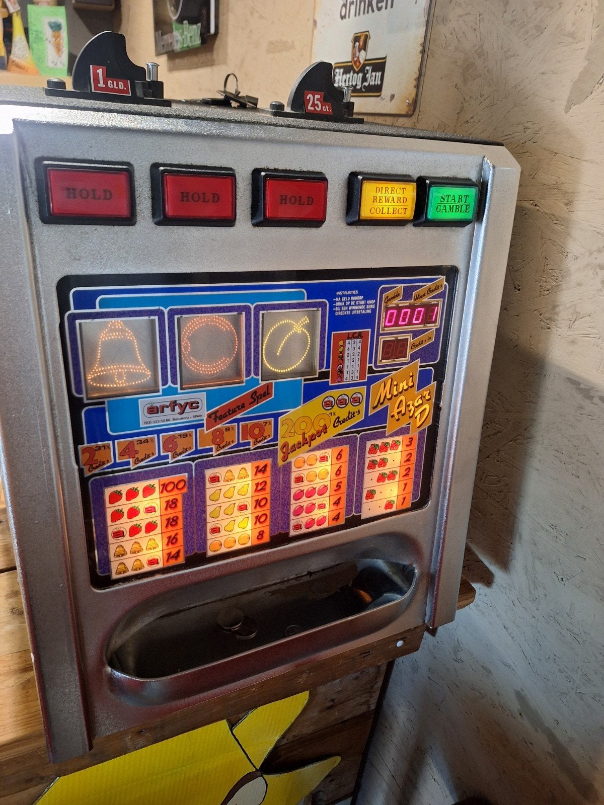 ≥ Vintage ARFYC Mini-Azar.D fruitautomaat — Automaten | Gokkasten en ...