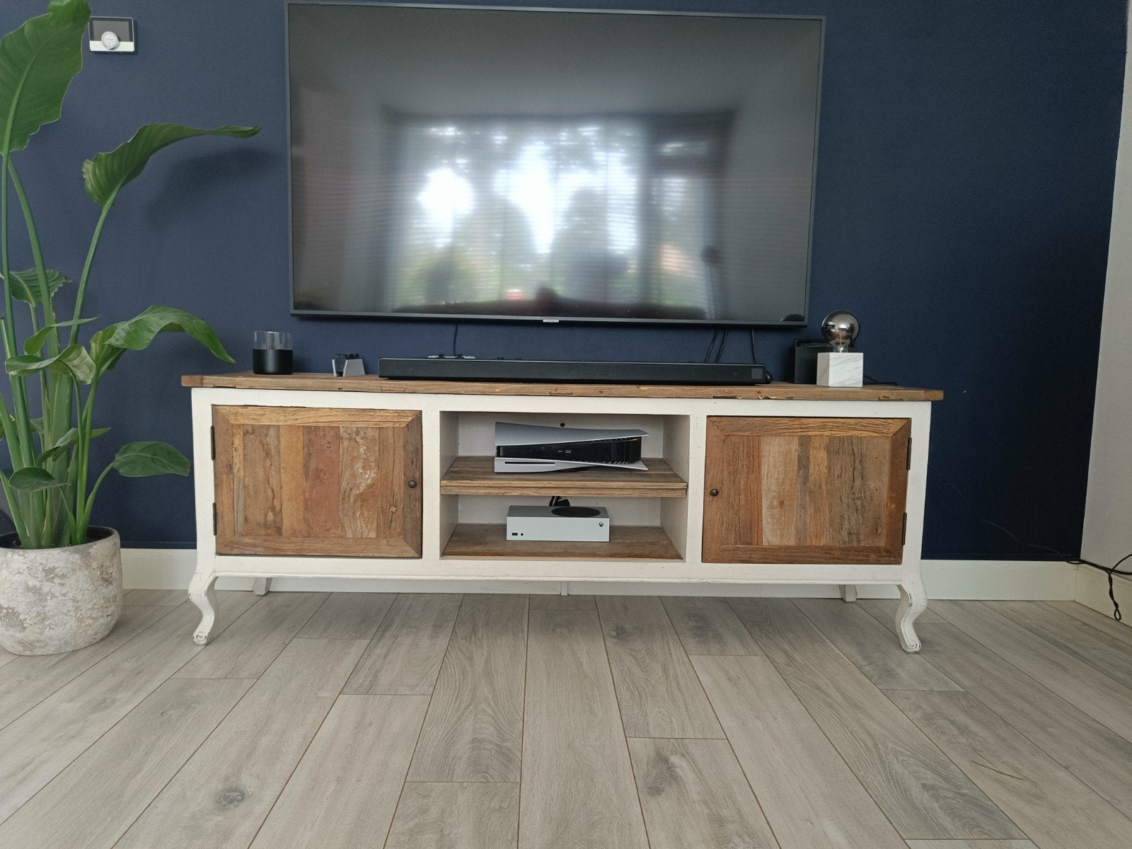 ≥ Riviera Maison Driftwood TV Meubel — Kasten | Televisiemeubels ...