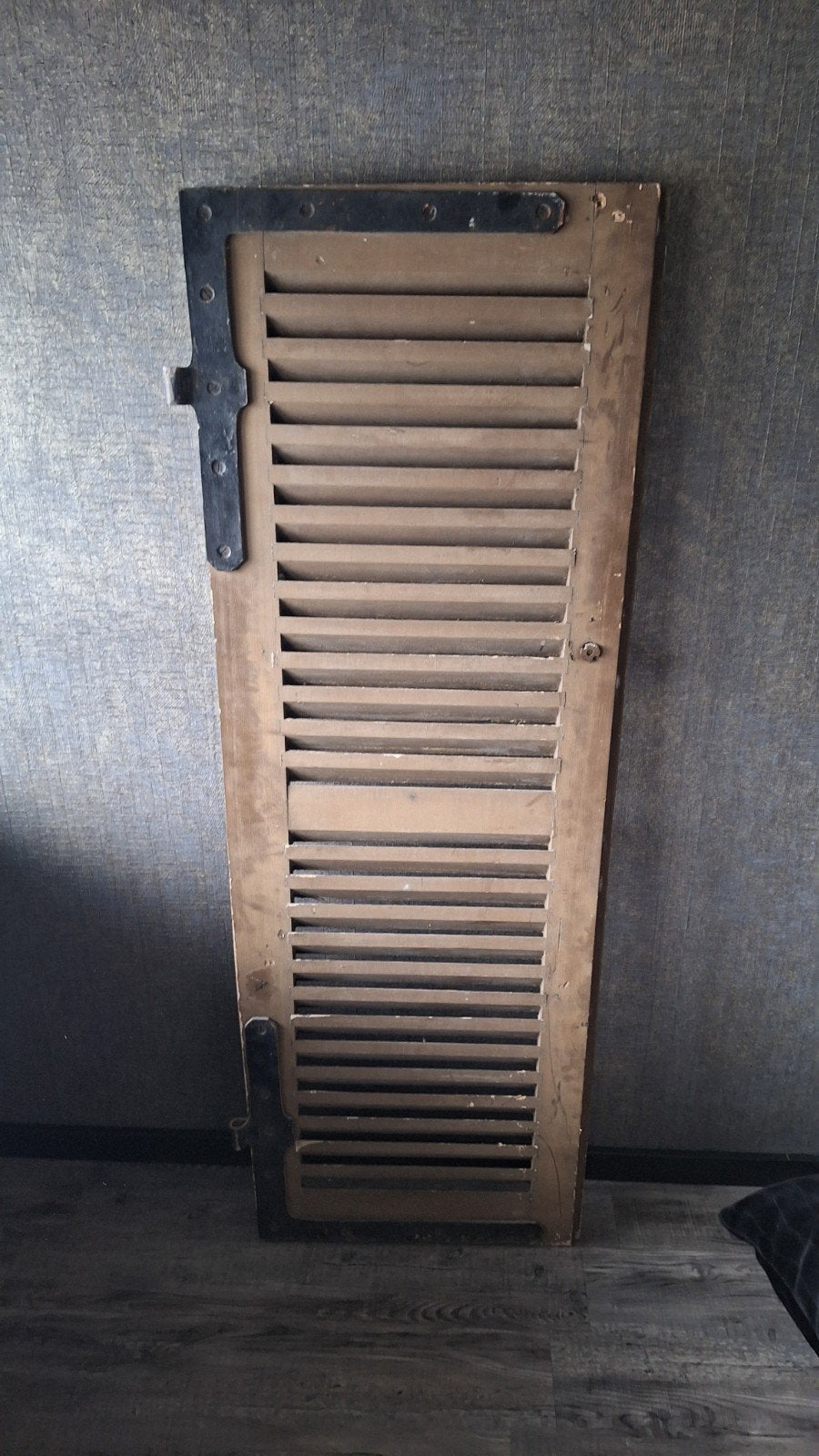 ≥ Antieke houten Louvre deur/luik (m2406593584) — Deuren en Horren ...
