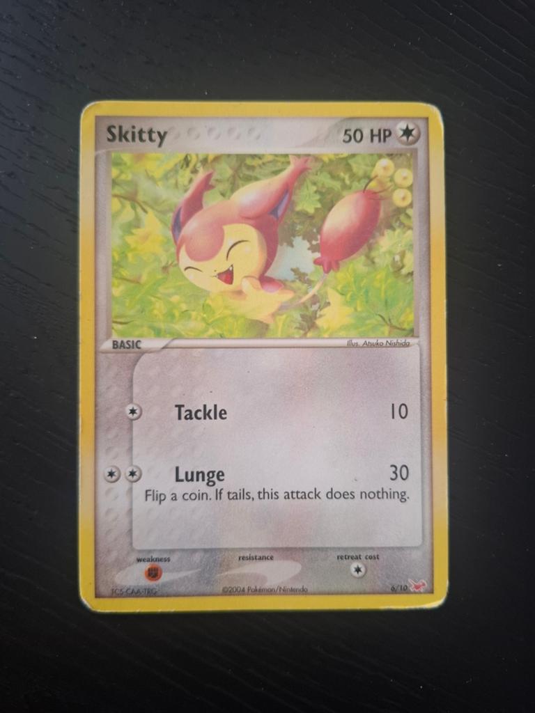 ≥ Skitty Pokémon Kaart 50 HP - Ice Cream Set 6/10 ...