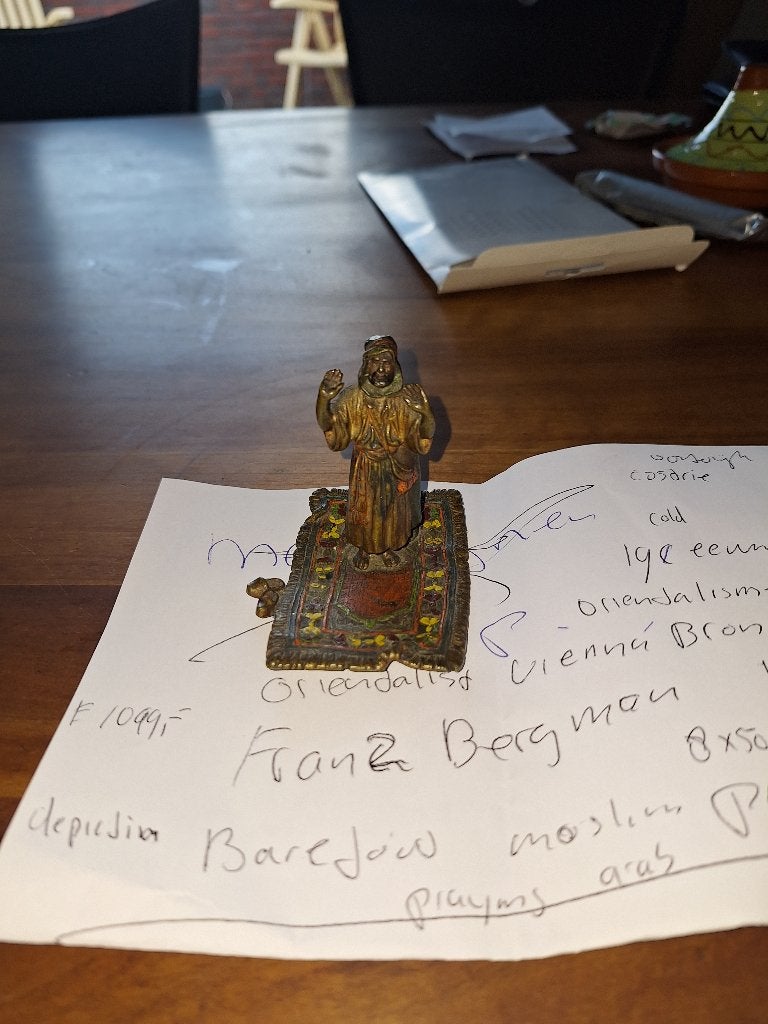 ≥ Brons beeldje van franz bergman 19e eeuws — Antiek | Koper en Brons ...