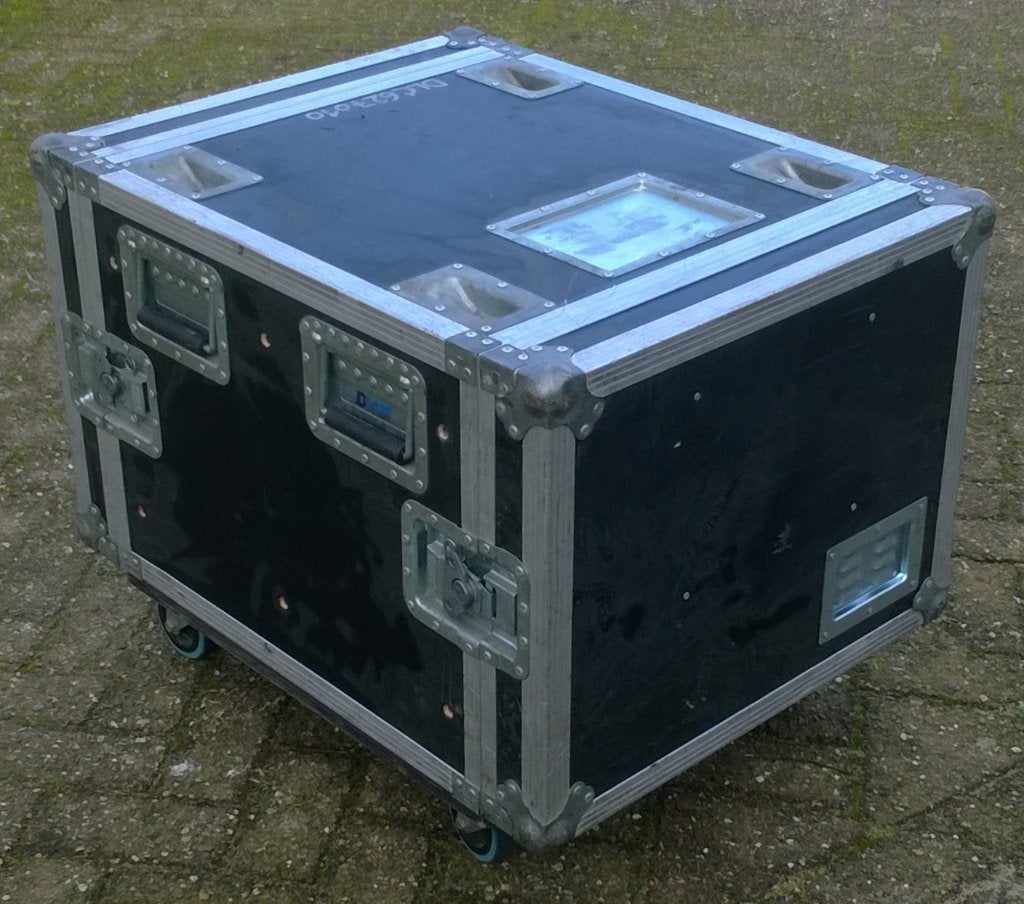 ≥ Flightcase op wielen, dubbel deur (58x45x60cm) — Behuizingen en ...