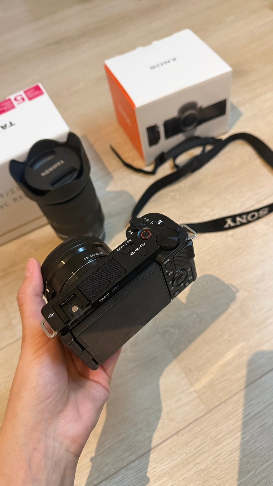 ≥ ZGAN Sony ZVe10 vlog camera + kitlens en accesoires — Fotocamera's ...