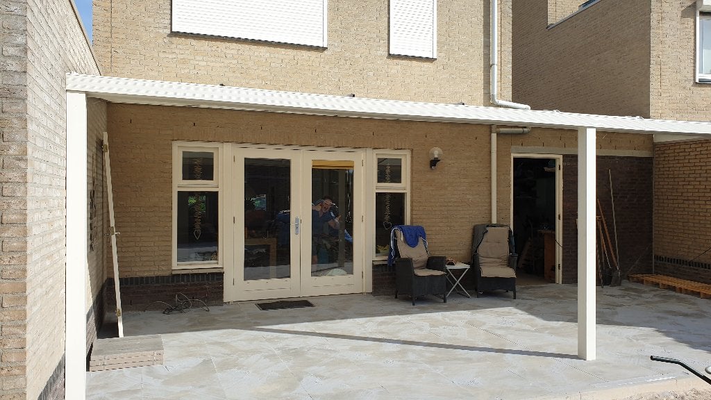 ≥ Aluminium overkapping 9 x 3,5 meter – gedemonteerd — Overkappingen ...