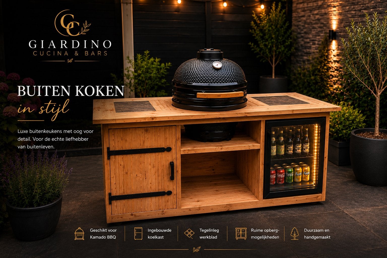 ≥ Luxe Buitenkeuken & Barren | Douglas Hout | Handgemaakt ...