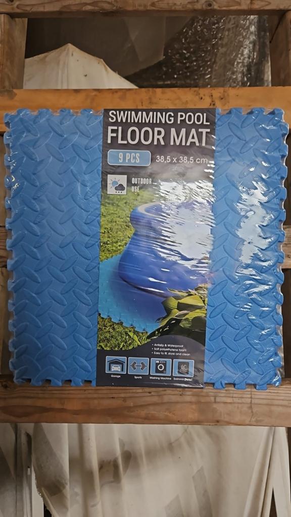 ≥ Rubberen matten voor voortent, tuin of zwembad (18 pakken ...