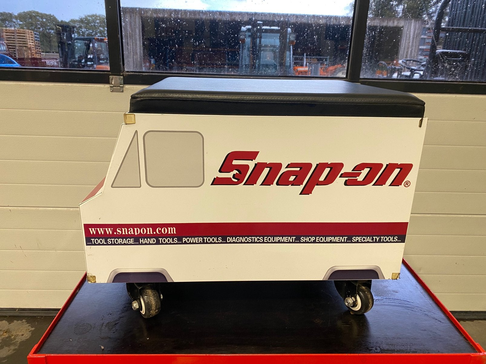 ≥ SNAP ON Creeper RARE collectable volledig staal met 2 lades ...