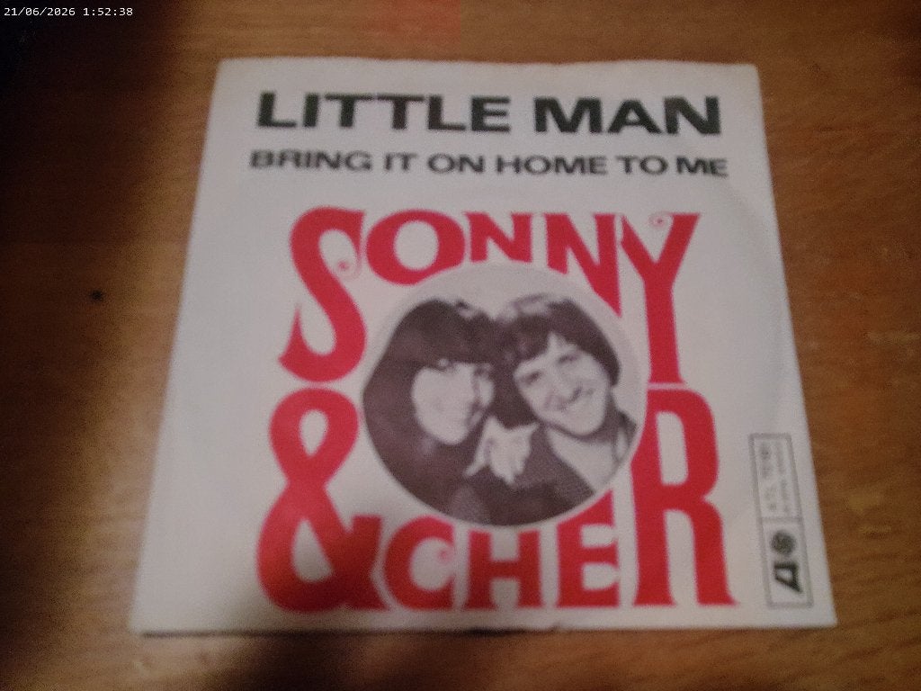≥ Sonny & Cher - Little man / Bring it on home to me — Vinyl Singles ...