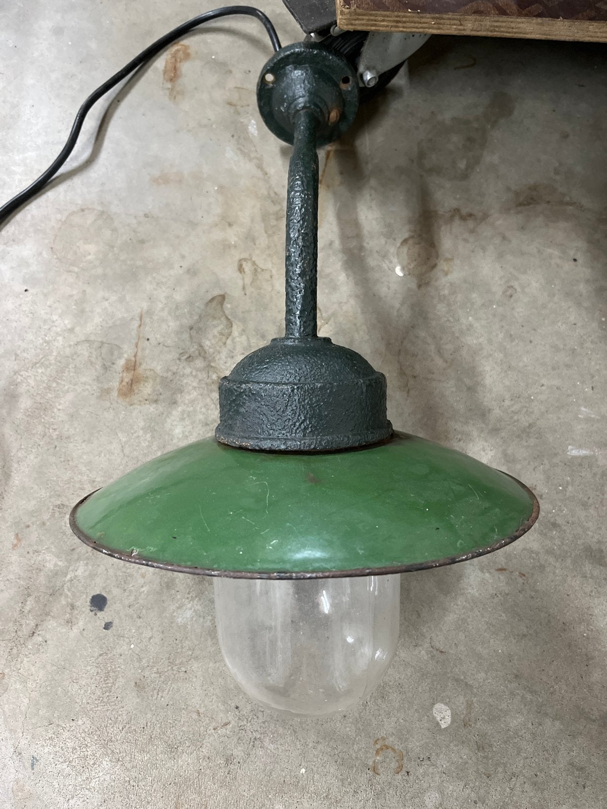 ≥ Vintage Groene Emaille Buiten/ Wandlamp - Industriële Stijl ...
