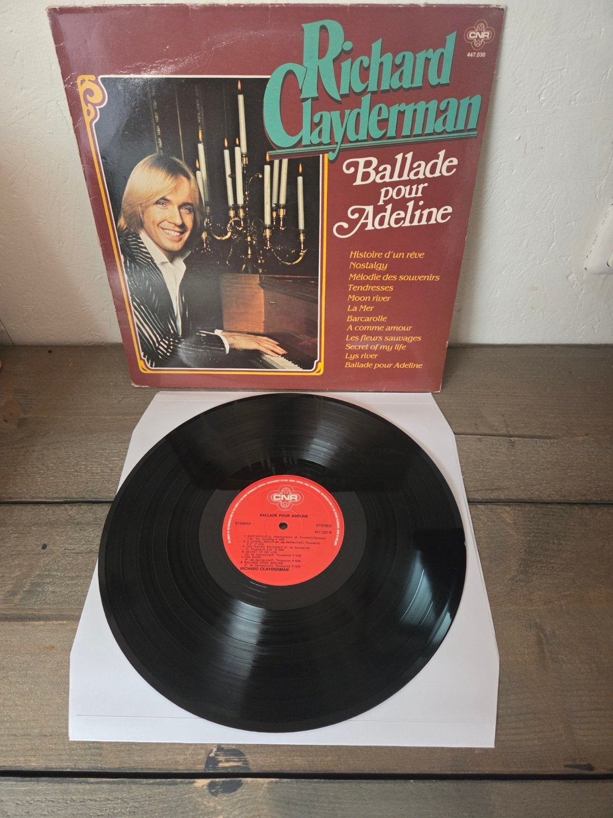 ≥ Richard Clayderman - Ballade pour Adeline LP (1977) — Vinyl | Pop ...