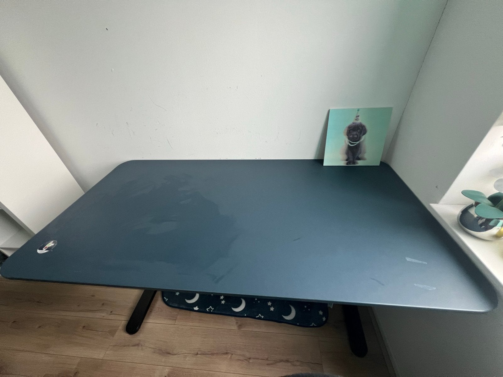 ≥ IKEA Bekant Bureau 160x80 cm - Blauw — Bureaus — Marktplaats