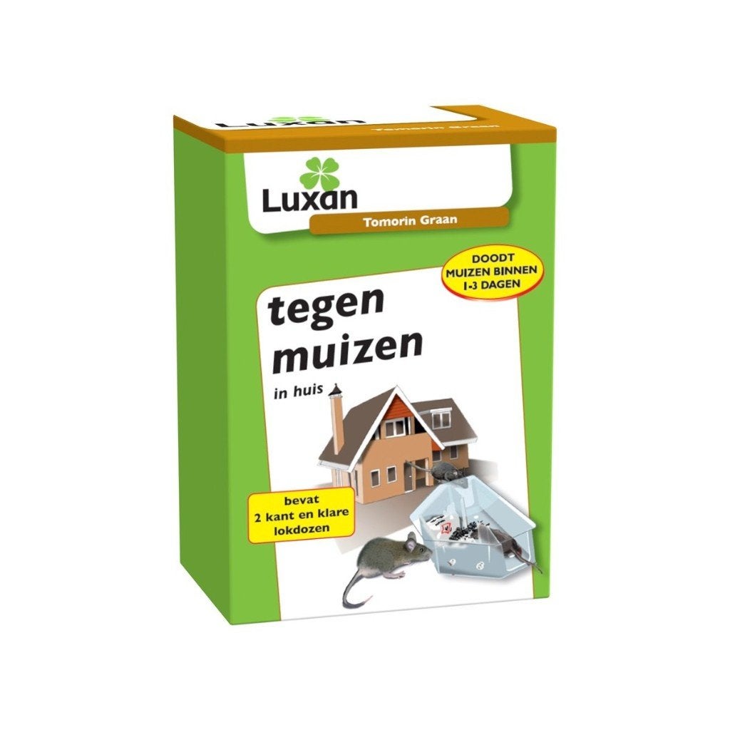≥ Luxan Tomorin Graan tegen muizen in huis — Bestrijdingsmiddelen ...