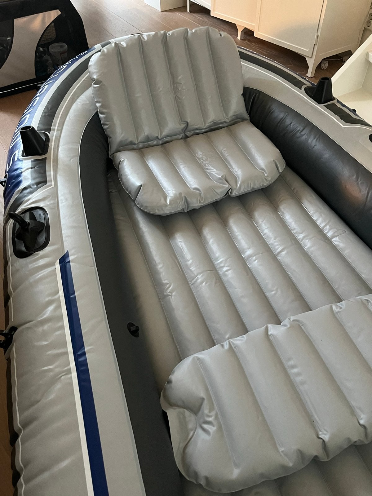 ≥ Intex Excursion 5 opblaasboot met accessoires — Kano's — Marktplaats