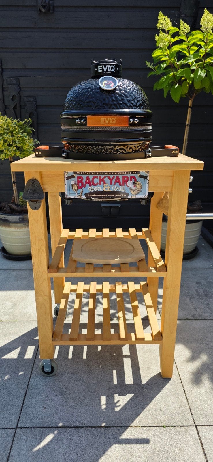 ≥ EVIQ Kamado BBQ 13" - Houtskoolbarbecue Keramisch (m2413791416 ...