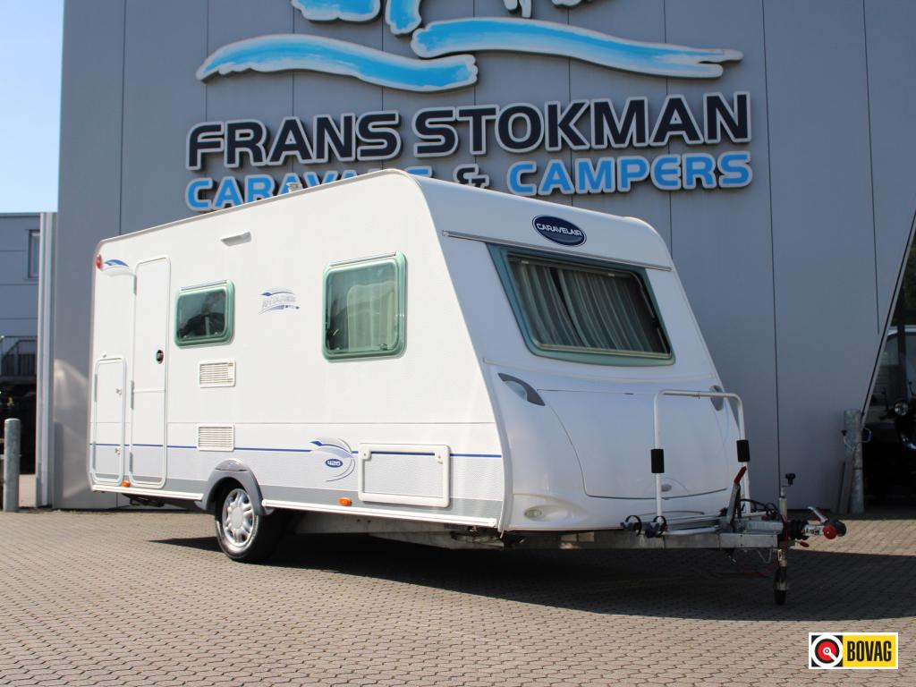 ≥ Caravelair Antares Luxe 426 Stapelbed Voortent Fietsendrager ...