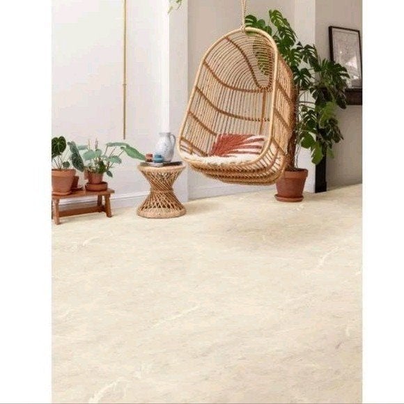 ≥ Nieuwe Vinyl Vloer 'Baden Beige' Marmerlook - 15,8 m² — Stoffering ...