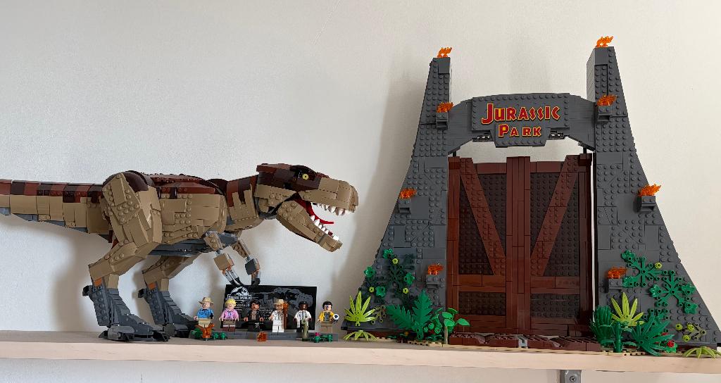 ≥ Lego 75936 76956 jurassic park world t-rex chaos & escape — Speelgoed ...