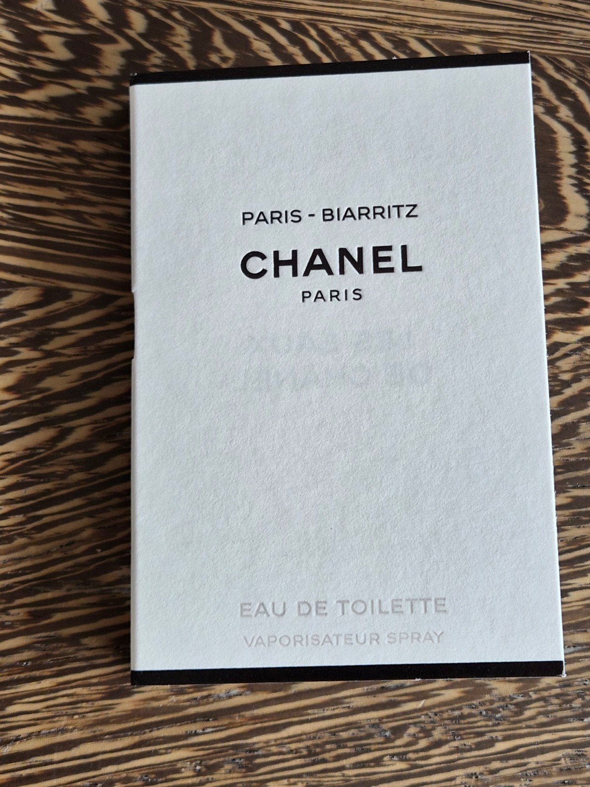 ≥ Chanel Paris - Biarritz Eau de Toilette Sample — Uiterlijk | Parfum ...
