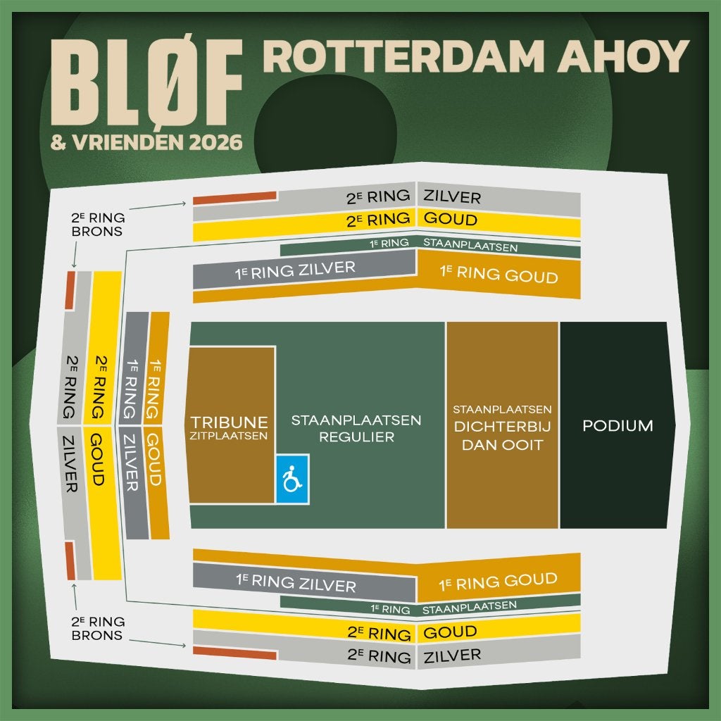 ≥ 2 x BLØF & Vrienden - Ahoy, zat 28 nov 2026 (al Uitverkocht ...
