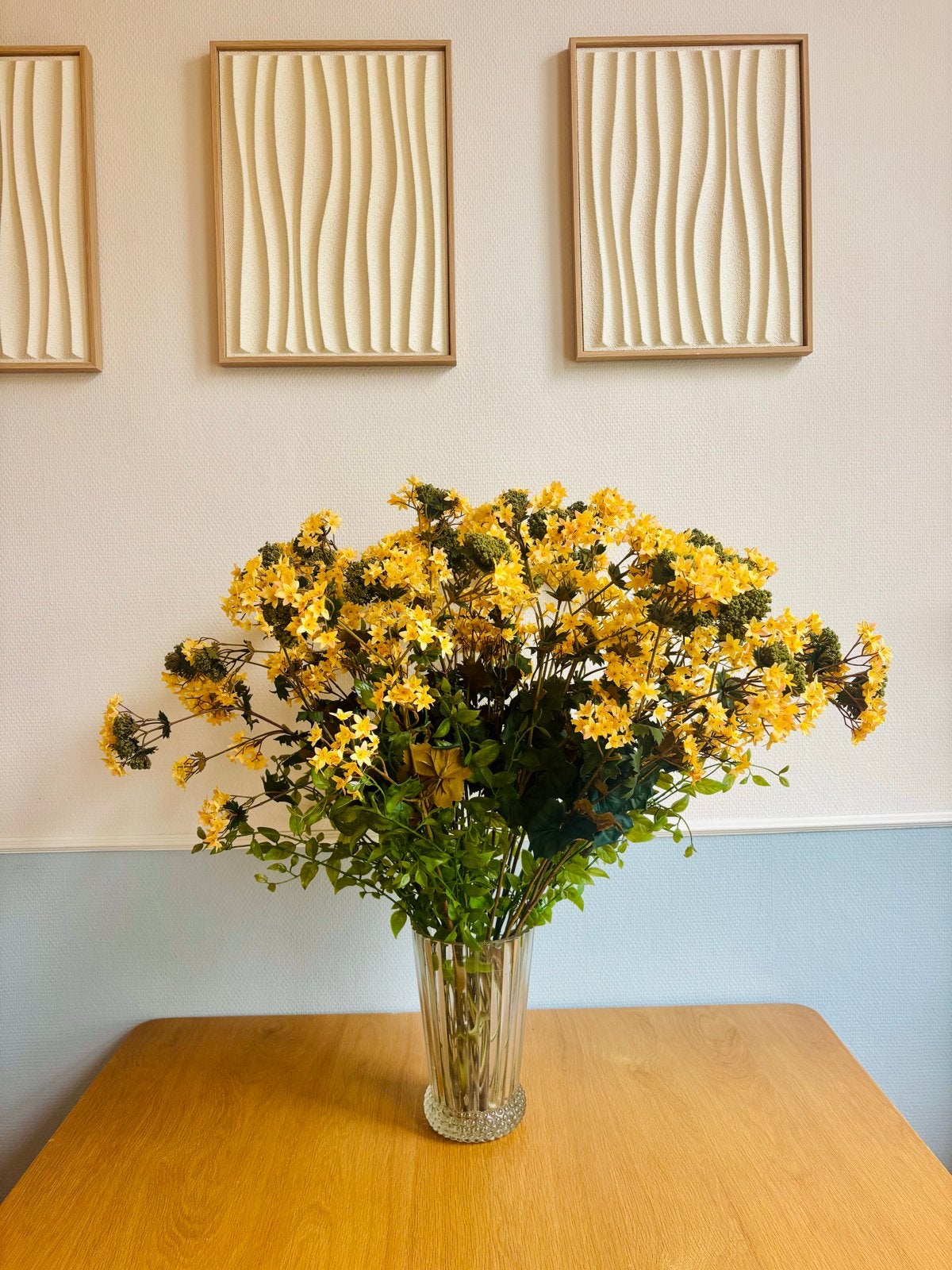 ≥ Hoogwaardige kunstbloemen bos - Gele bloemen — Woonaccessoires ...