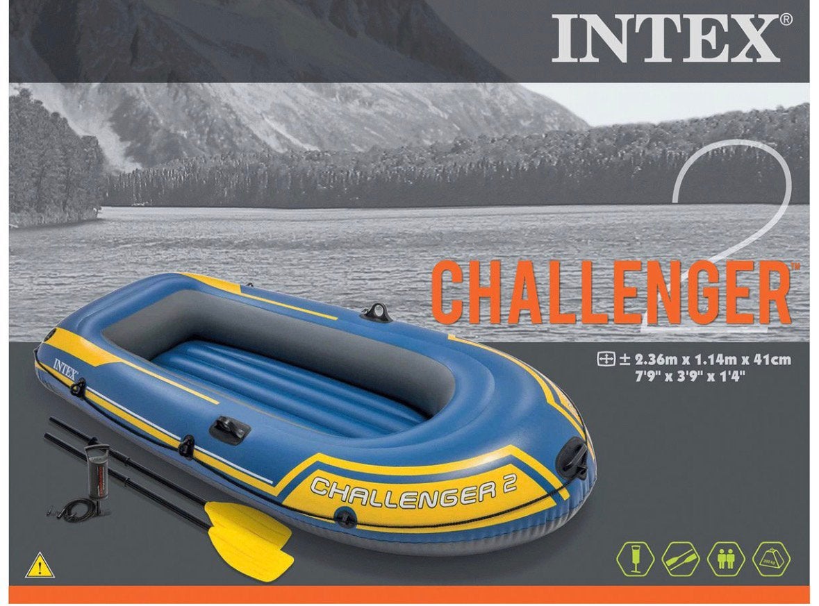 ≥ Intex Challenger 2 opblaasboot — Kano's — Marktplaats
