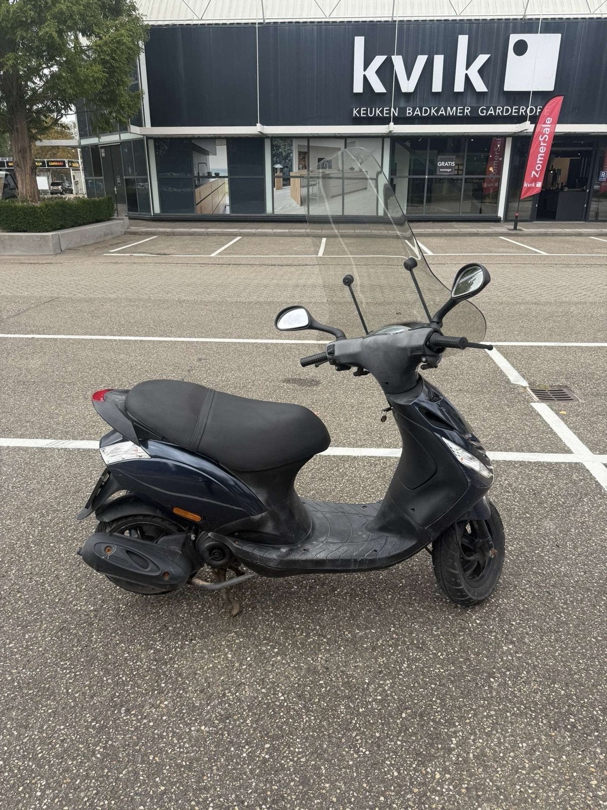 ≥ Piaggio Zip 4T - 2015 - blauw kenteken — Scooters | Piaggio — Marktplaats