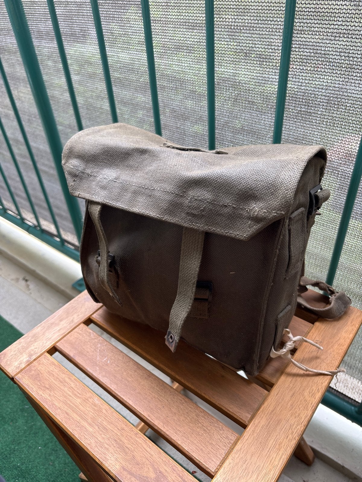 ≥ Vintage Militair Leger Rugzak - Canvas Groen — Militaria | Algemeen ...
