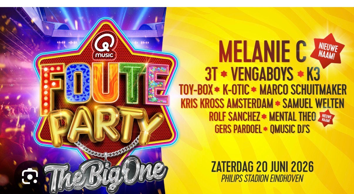 ≥ Qmusic foute party (m2408307250) — Concerten | Pop — Marktplaats