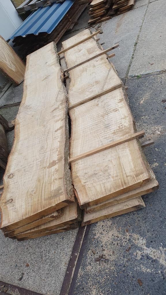 ≥ Boomplank wandplank boomschorsdeel eiken douglas boomtafel ...
