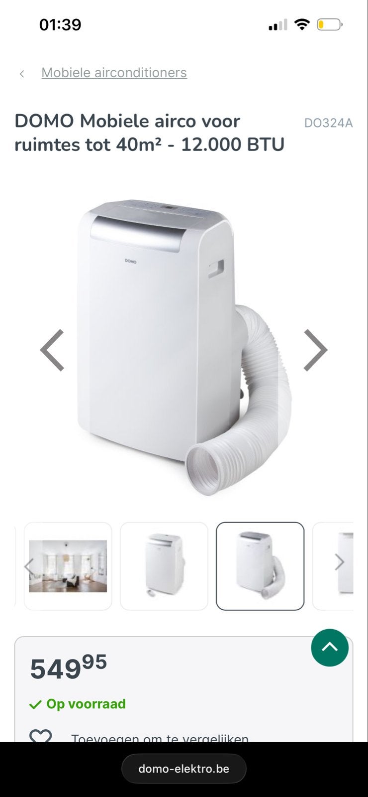 ≥ DOMO Mobiele Airco 12.000 BTU - Koelt uitstekend! — Airco's — Marktplaats