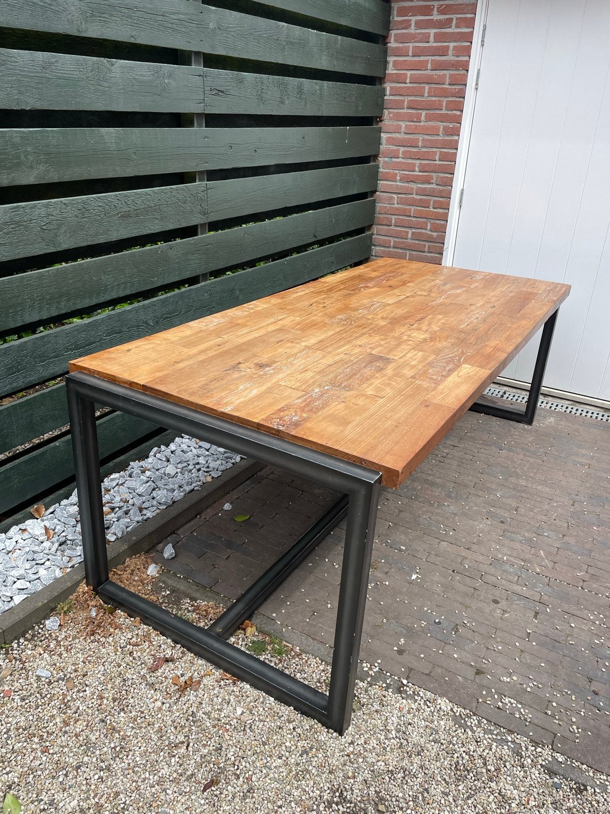 ≥ Mango houten tafel 220x100 van Loods 5 — Tafels | Eettafels — Marktplaats