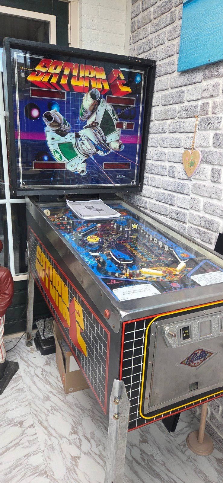 ≥ Flipperkast Saturn 2 van Bell - Gerepareerd en Werkt Perfect ...