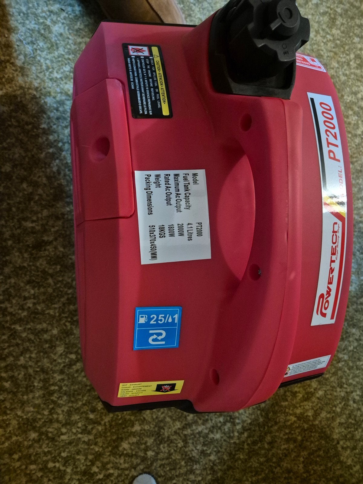≥ Powertech PT2000 Benzine Generator - Nieuwstaat — Overige Doe-het ...