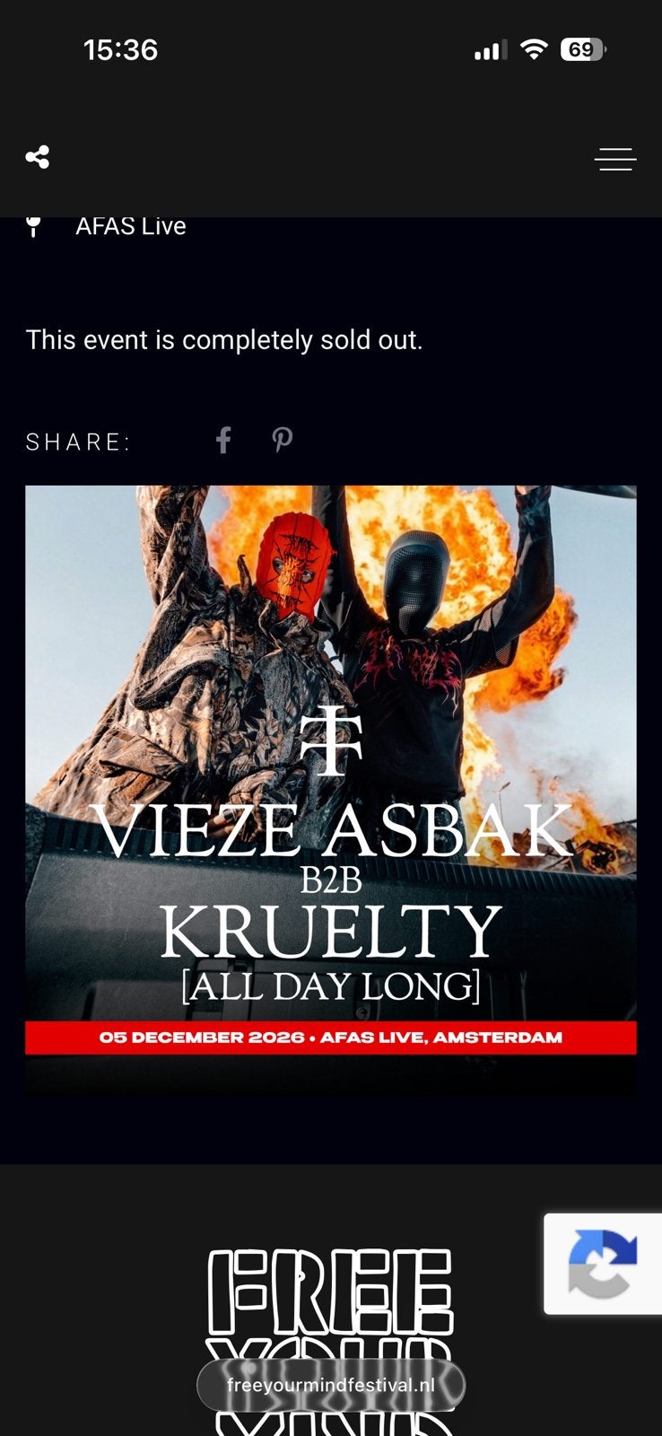 ≥ Vieze Asbak b2b Kruelty – AFAS Live – Uitverkocht (m2405153348 ...